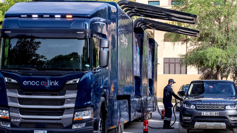 OLN TV | إطلاق محطات وقود متنقلة في الإمارات